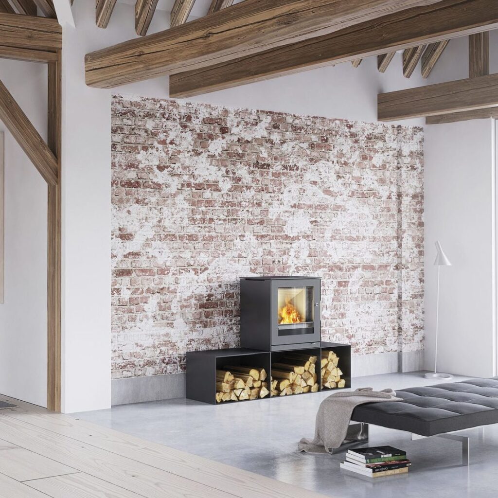 Attika Q-TEE 2 / 2C Hout - Krul Alltech Kachels & Haarden